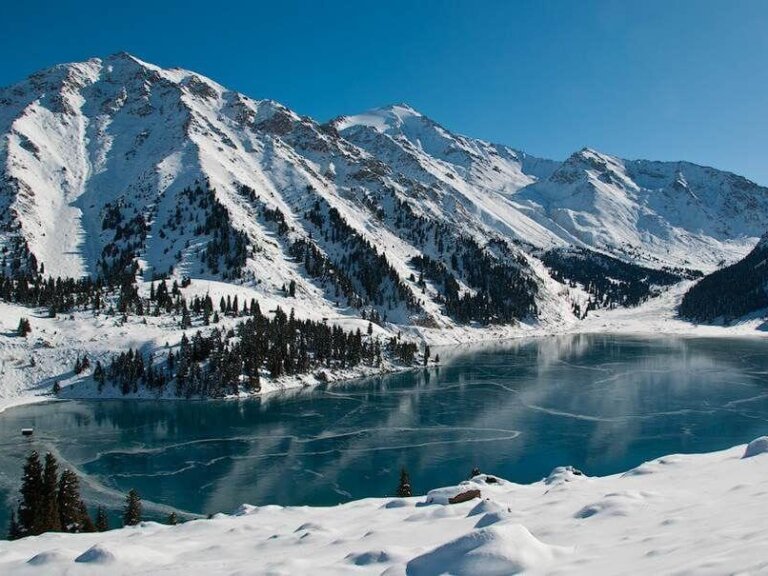 Big Almaty Lake during different time of year • Max from Almaty